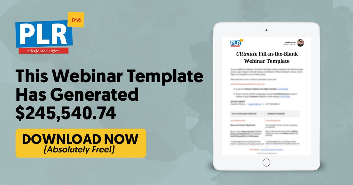 Free Ultimate Fill-in-the-Blank Webinar Template for Coaches Free Ultimate Fill-in-the-Blank Webinar Template for Coaches
